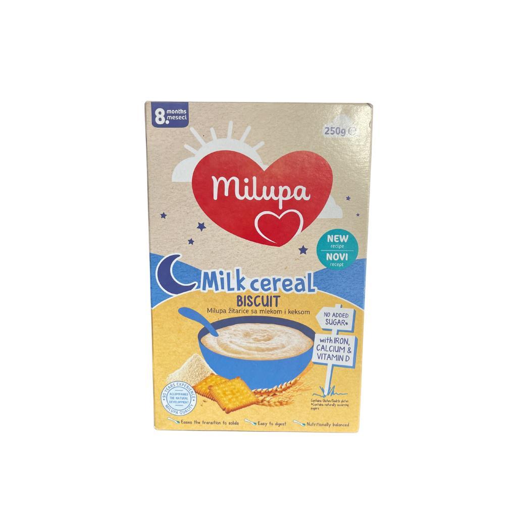MILUPA MILK CEREAL BISCUIT 250G - Lighthouse Supermarket, Gozo